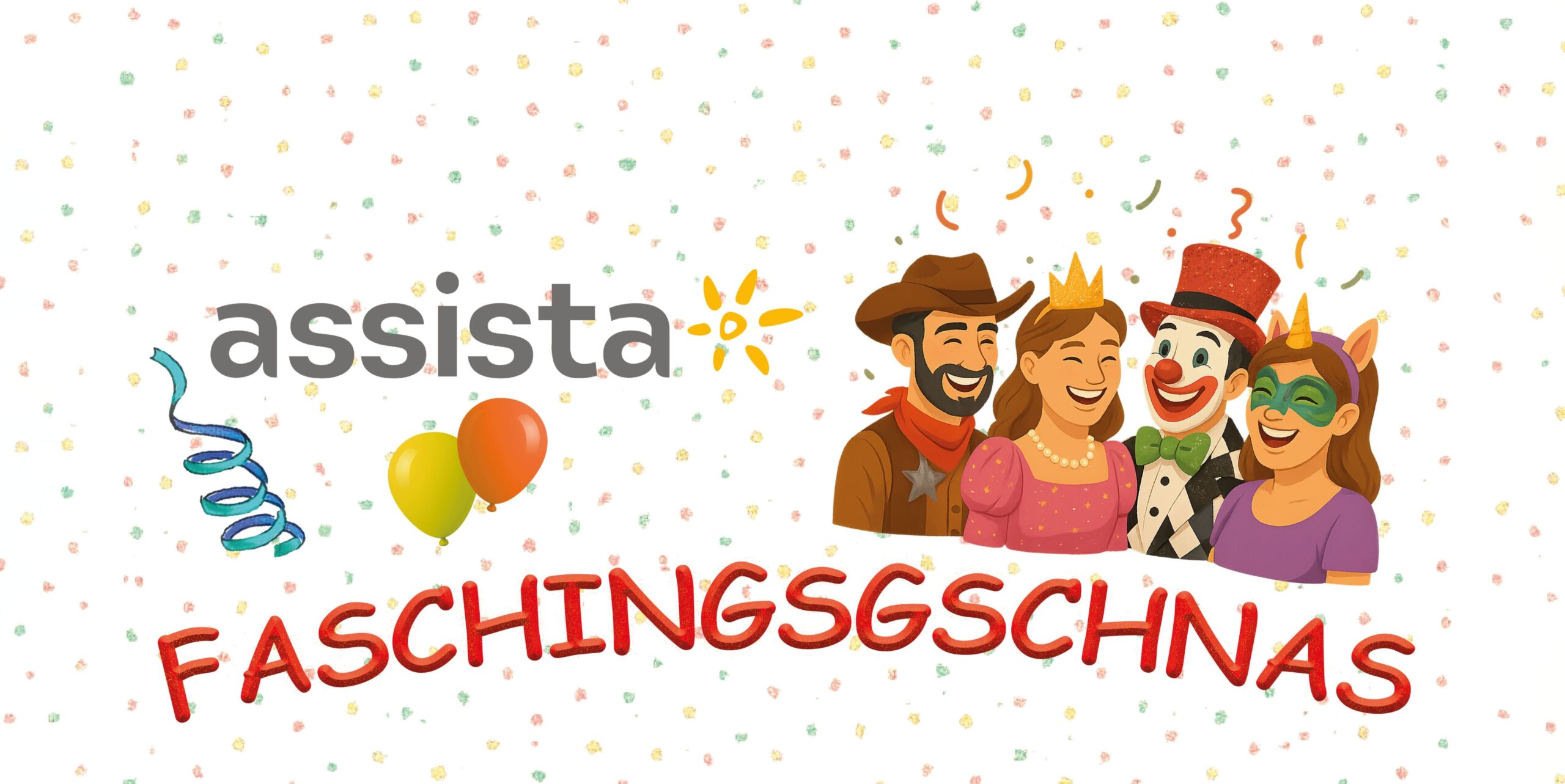 Faschingsgschnas bei Assista - Assista Soziale Dienste GmbH
